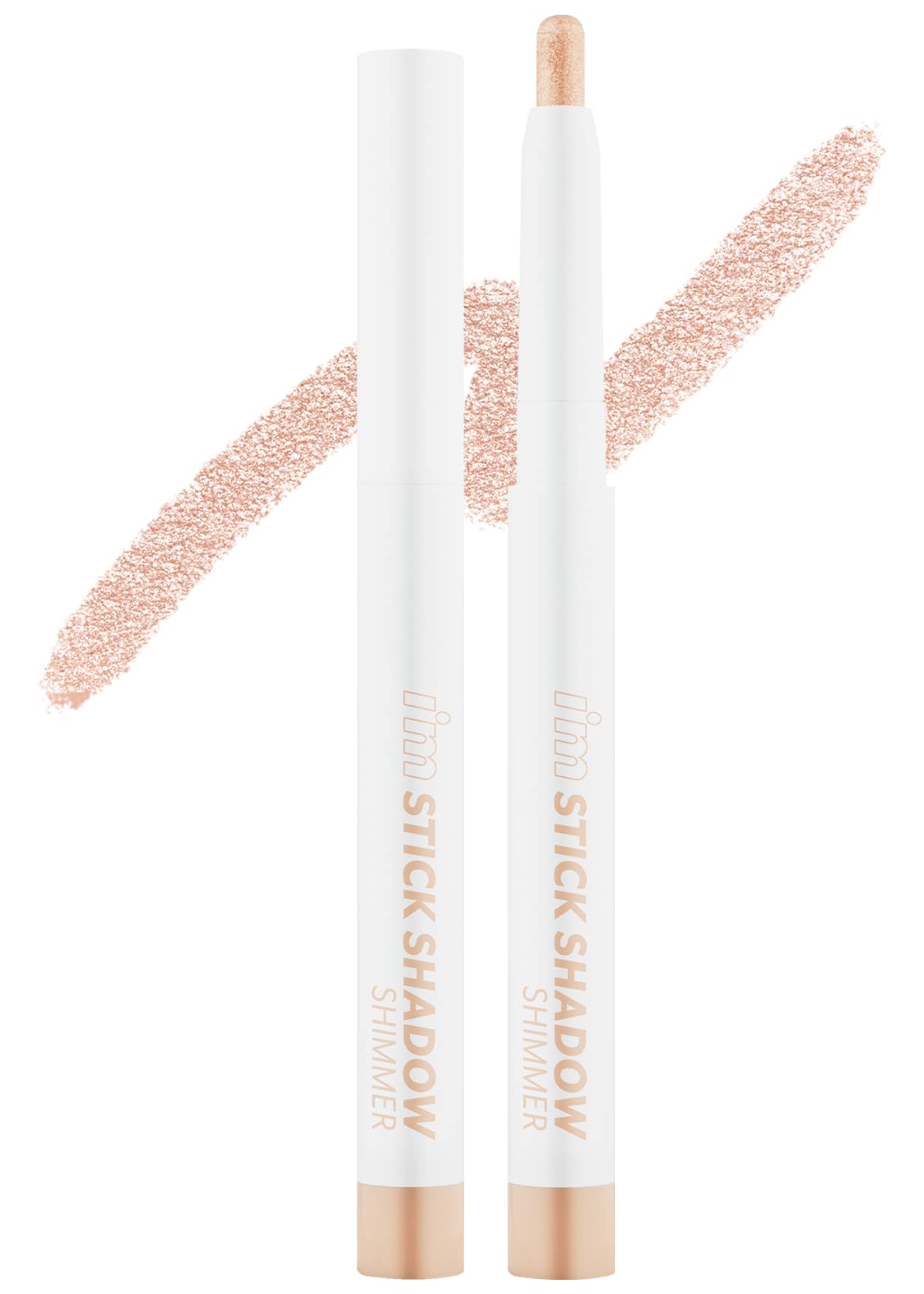 I'm Meme Highlighter Stick for Face - I'm Multi-stick | 001 Champagne Gold, 0.25 Oz + Eyeshadow Stick - I'm Stick Shadow Shimmer 001 Sugar Bling, 0.03 Oz Bundle