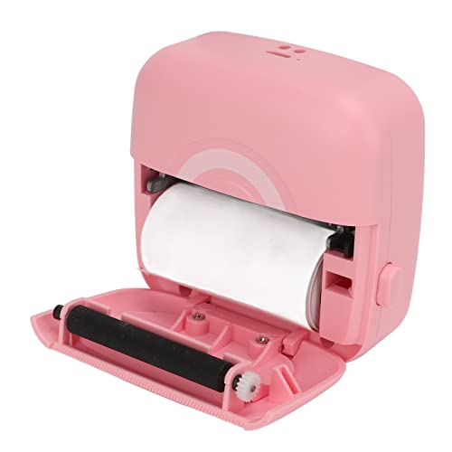 PSDLHMYQ Mini Thermal Bluetooth Pocket Printer Portable 200DPI Sticker Printer USB Charging Handheld Smart Mistakes Photo Printer in Pink