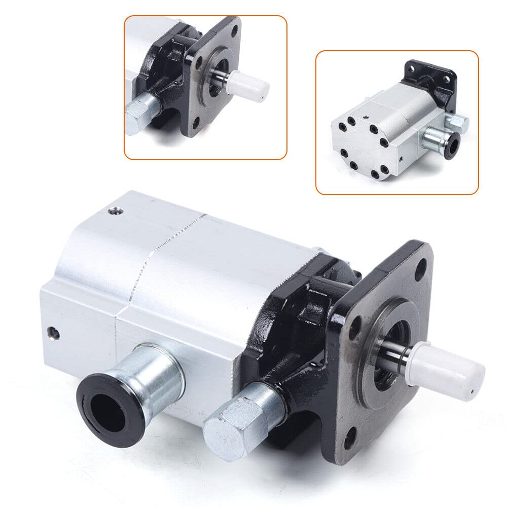 Hydraulic Wood Splitter Pump 3000 PSI 2 Stage Log Splitter Pump 13 GPM, Log Splitter Pumps 1/8" Keyed Shaft for Small Engine Mounting Wood Splitter