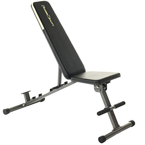 Fitness Reality Multi-Function Adjustable Power Rack Squat Stand with The 1000 Super Max Bench