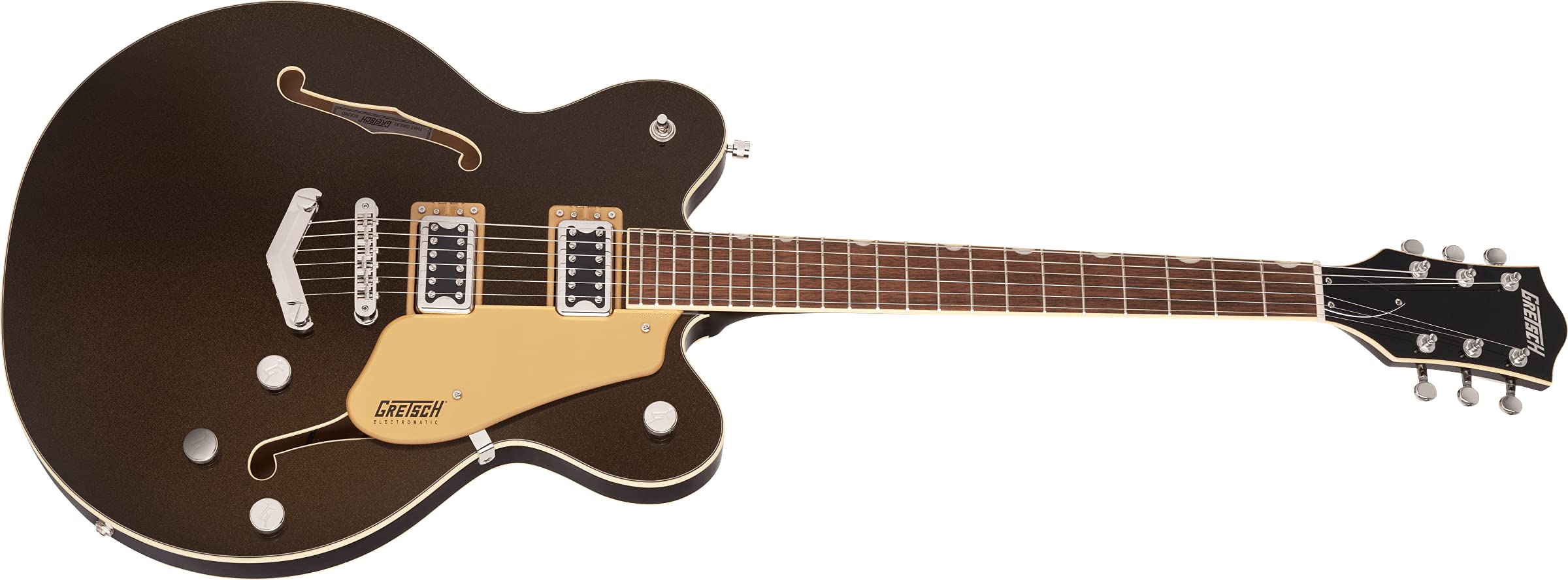 Gretsch G5622 Electromatic Center Block Double-Cut Black Gold w/V-Stoptail