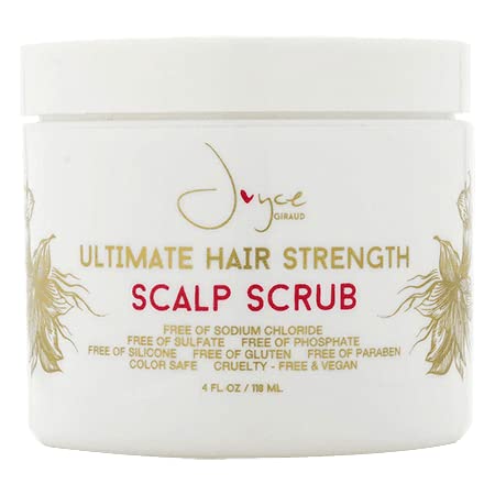 Miracle Elixir Collection Joyce Giraud Ultimate Hair Strength Scalp Scrub - Ideal for All Hair Types, Tropical Peppermint Scent, 4 Fl. Oz.