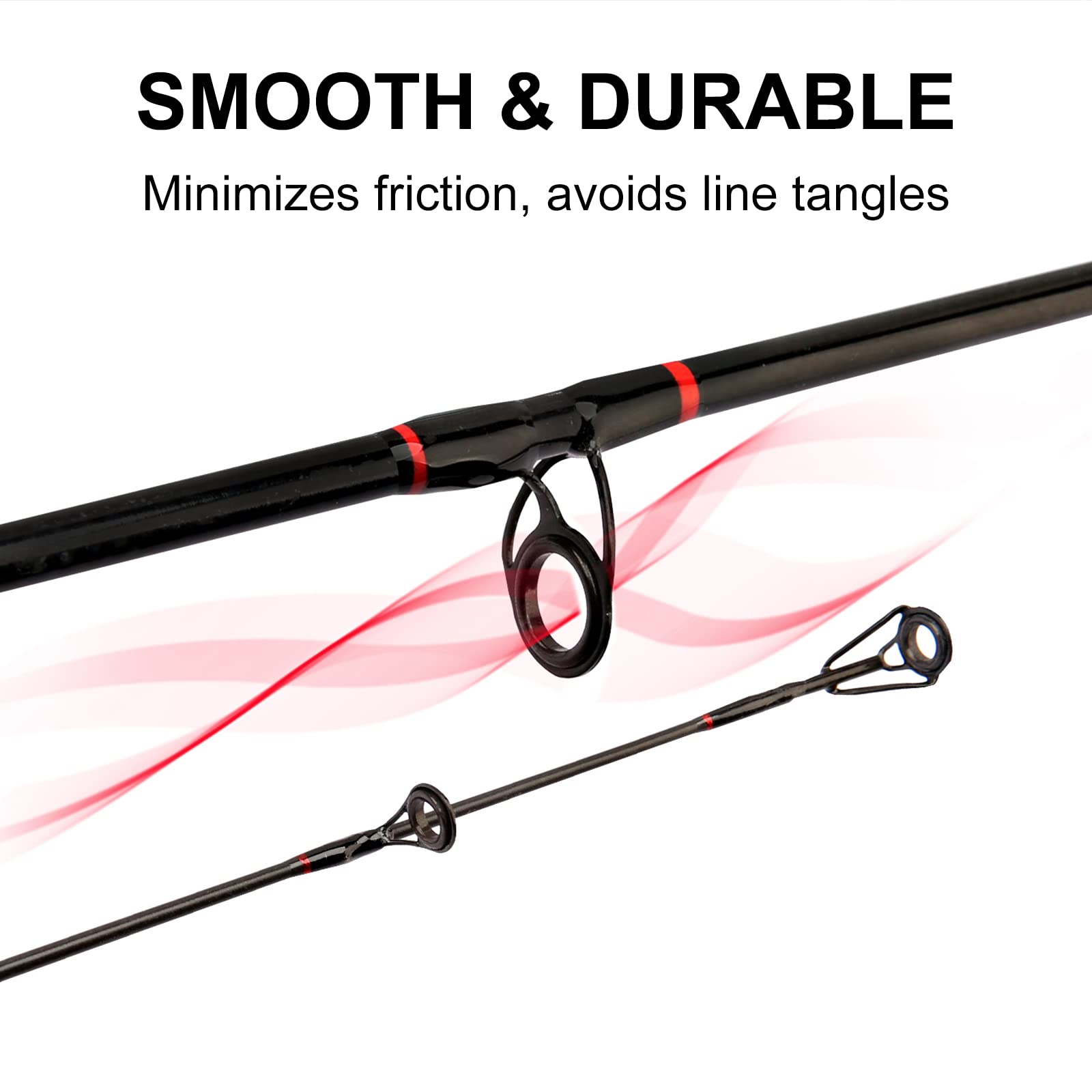 Fertilundant Casting Fishing Rod,7Ft Durable Combo Lightweight Sensitive Fishing Pole,2pcs Design Carbon Fiber ML Casting Seafishing Rod