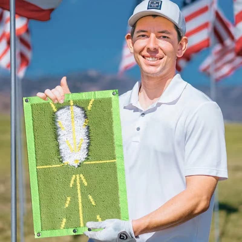 Golf Swing Analyzer,Golf Training mat for Swing Detection Batting,Golf Swing mat,Golf Training aid,Golf Hitting mat,Indoor/Outdoor Golf Training Aid Equipment