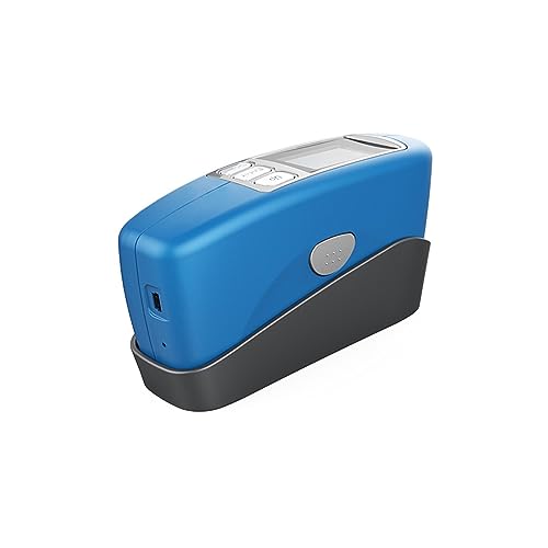 KYKYK Colorimeter, Single Angle Gloss Meter CS-300,High-Precis Surface Glossmeter Tester,0-1000GU,for Paint,Leather,Plastic,Metals,Ceramics,Tile Portable High-Precise Digital Color Analyzer