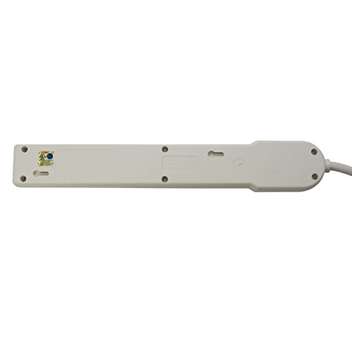 Otimo 6Ft 8-Outlet Surge Protector 15A, 90J -- 6 Foot Power Cord with 8 Outlets on Strip (White)
