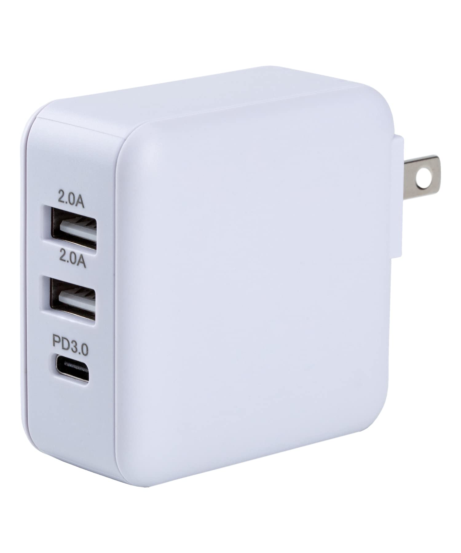 USB C Charger, 40W 3-Port Foldable Fast Charger PD Power Multiport Adapter Block for iPad, iPhone 15/14/13/12/11 Max Mini, Pixel Samsung Galaxy,Tablet, MacBook and Moreโฆ