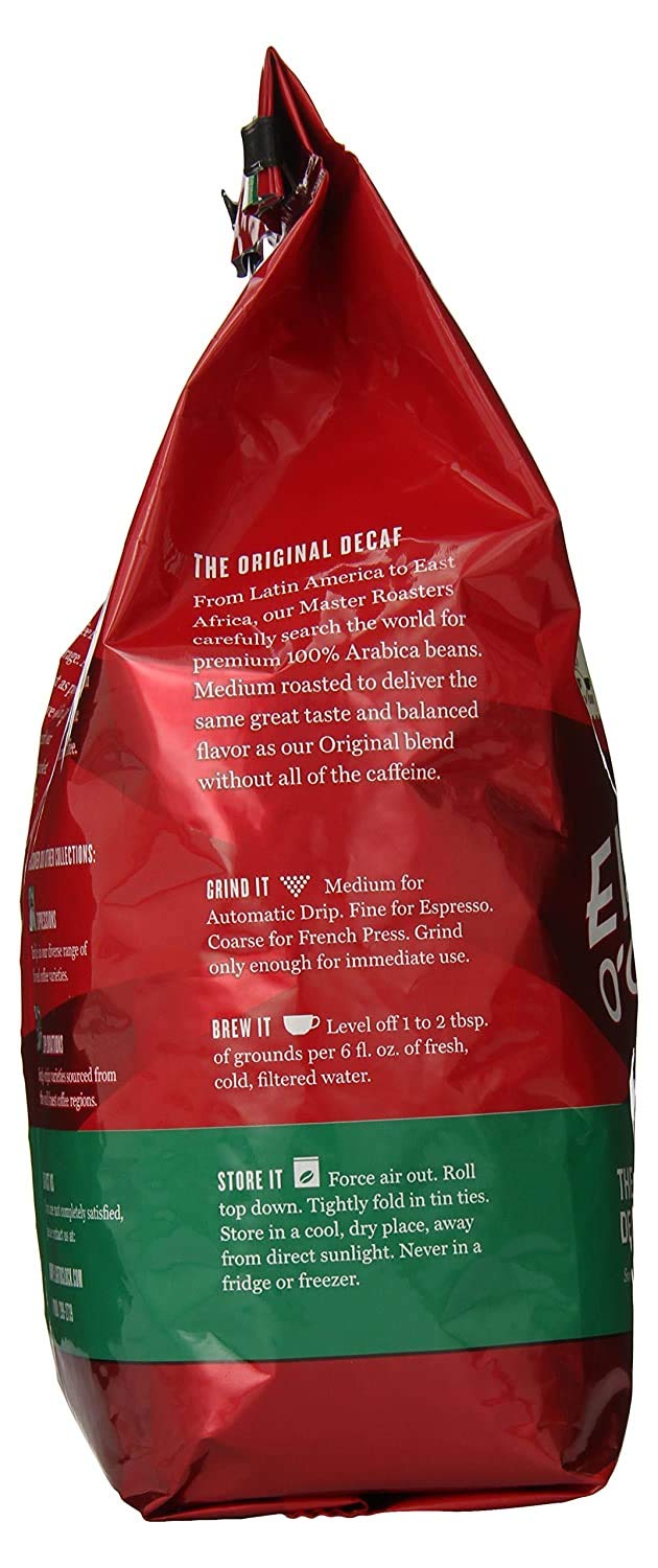 Eight O'Clock Whole Bean Coffee, The Original Decaf, 24 Ounce