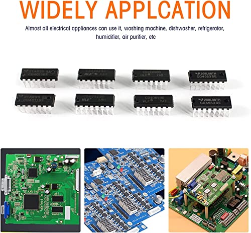 IC Kits 40PCs/Lot Integrated Circuit Logic IC Kit CD4011 CD4069 CD4052 CD4053 DIP Electronic Component with chipset (Color : Cd4053-10pcs)