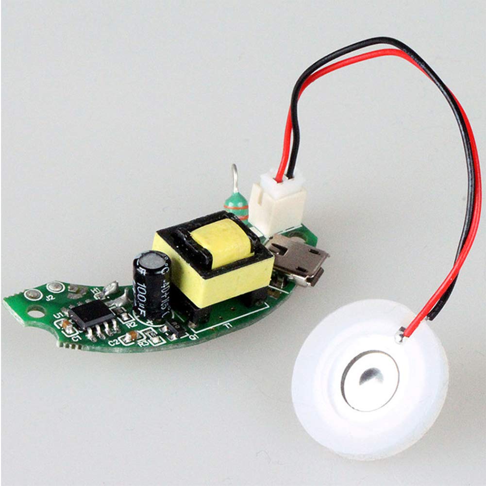 JIANWEI Mini Humidifier Driver Board, 5v Atomizatio-n Discs Plate Module Integrated Circuit Board Replacement with Timing Switch for Home Ultrasoni-c Stable Replacement Low Power(As Show)