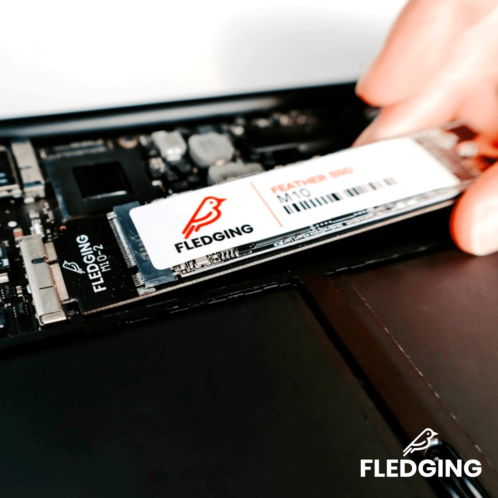 Fledging 1TB Feather M10 SATA 3 SSD Upgrade – DIY kit & OS Included – Compatible with Apple MacBook Air 2010-2011