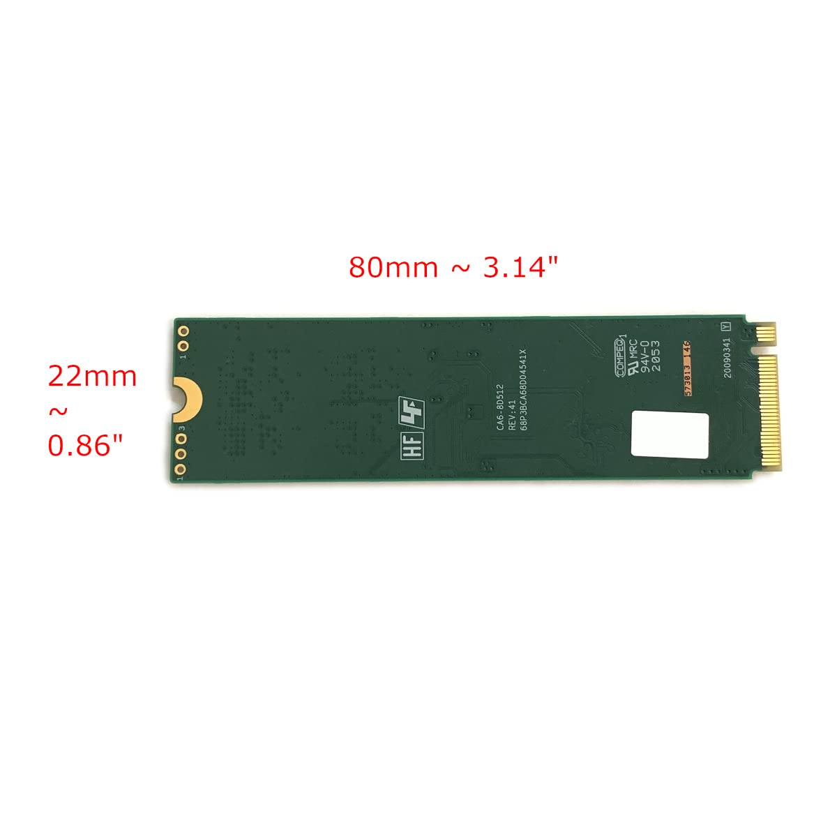 Lite-On SSSTC SSD 2TB CA6 M.2 2280 NVMe PCIe 4.0 Gen4 x4 CA6-8D2048-Q11 YFGP3 0YFGP3 Solid State Drive for Dell HP Lenovo NUC Laptop Desktop PS5 Console