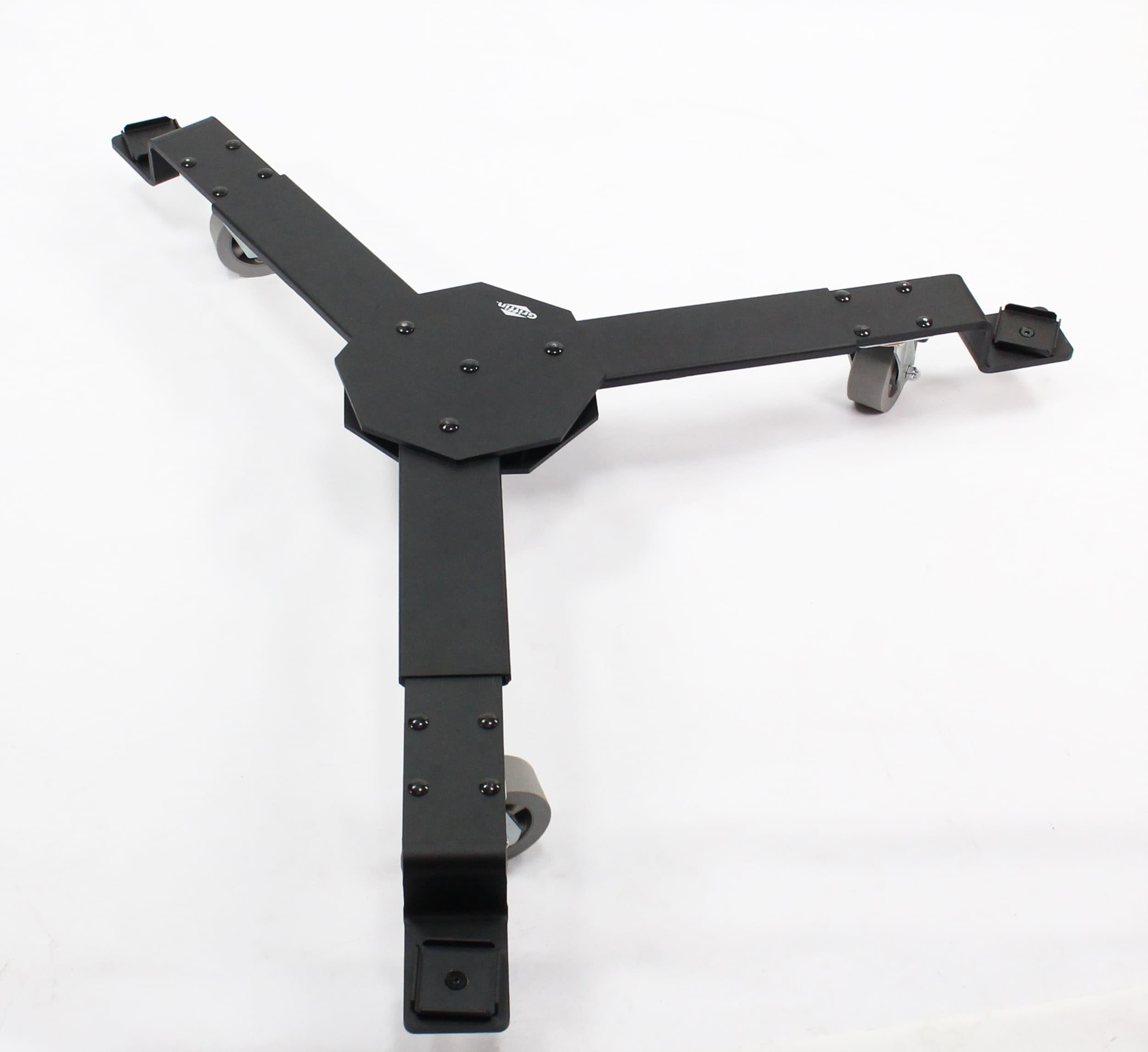 Piano Truck Dolly by GRIFFIN | Spider Mobileer Cart for Concert Baby Grand Pianos | 3 Large Wheel Moving Dollie Stage Stand with Adjustable Legs | Adjustable Universal Sturdy Placement Mount Holder
