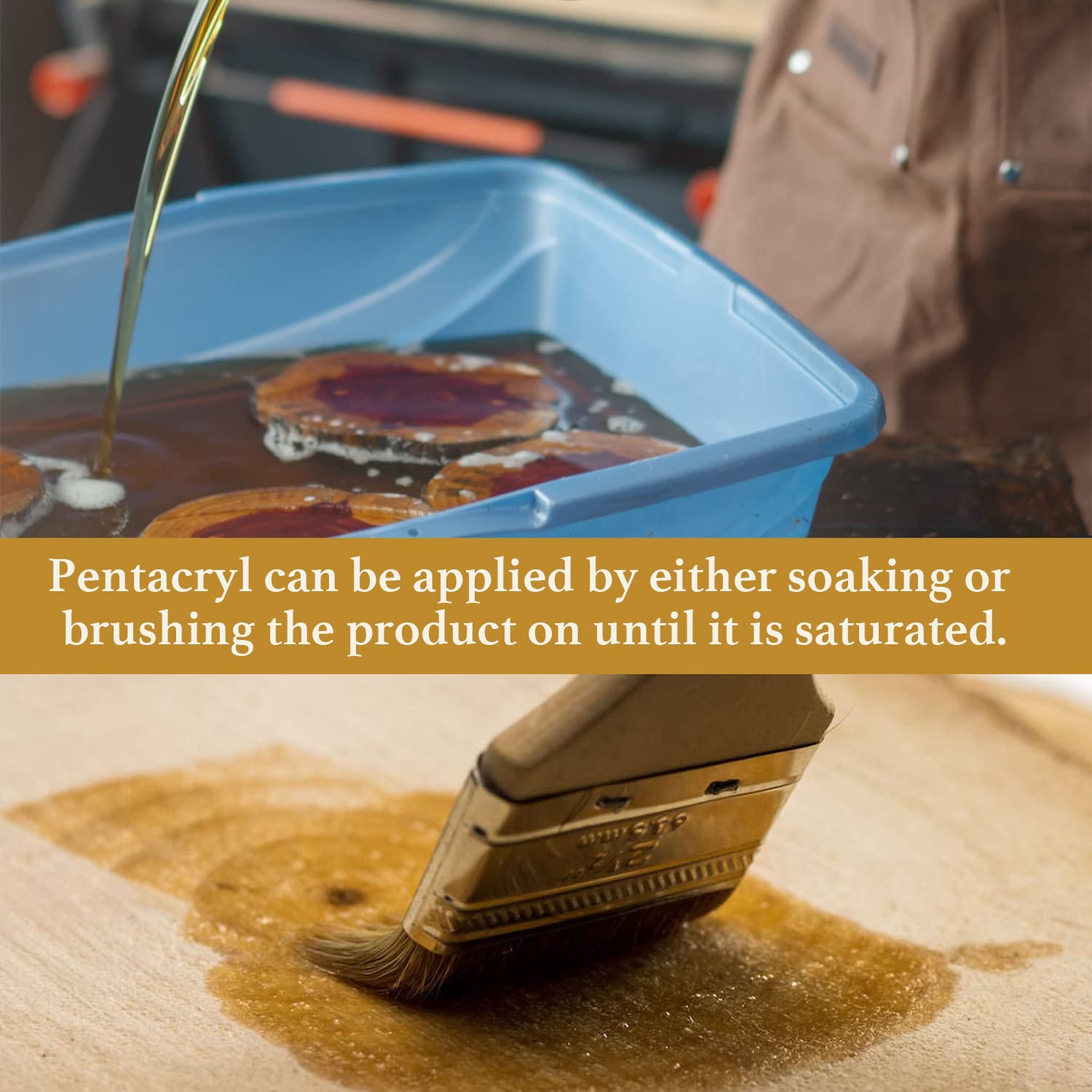 Preservation Solutions - Pentacryl Quart - Green Wood Stabilizer