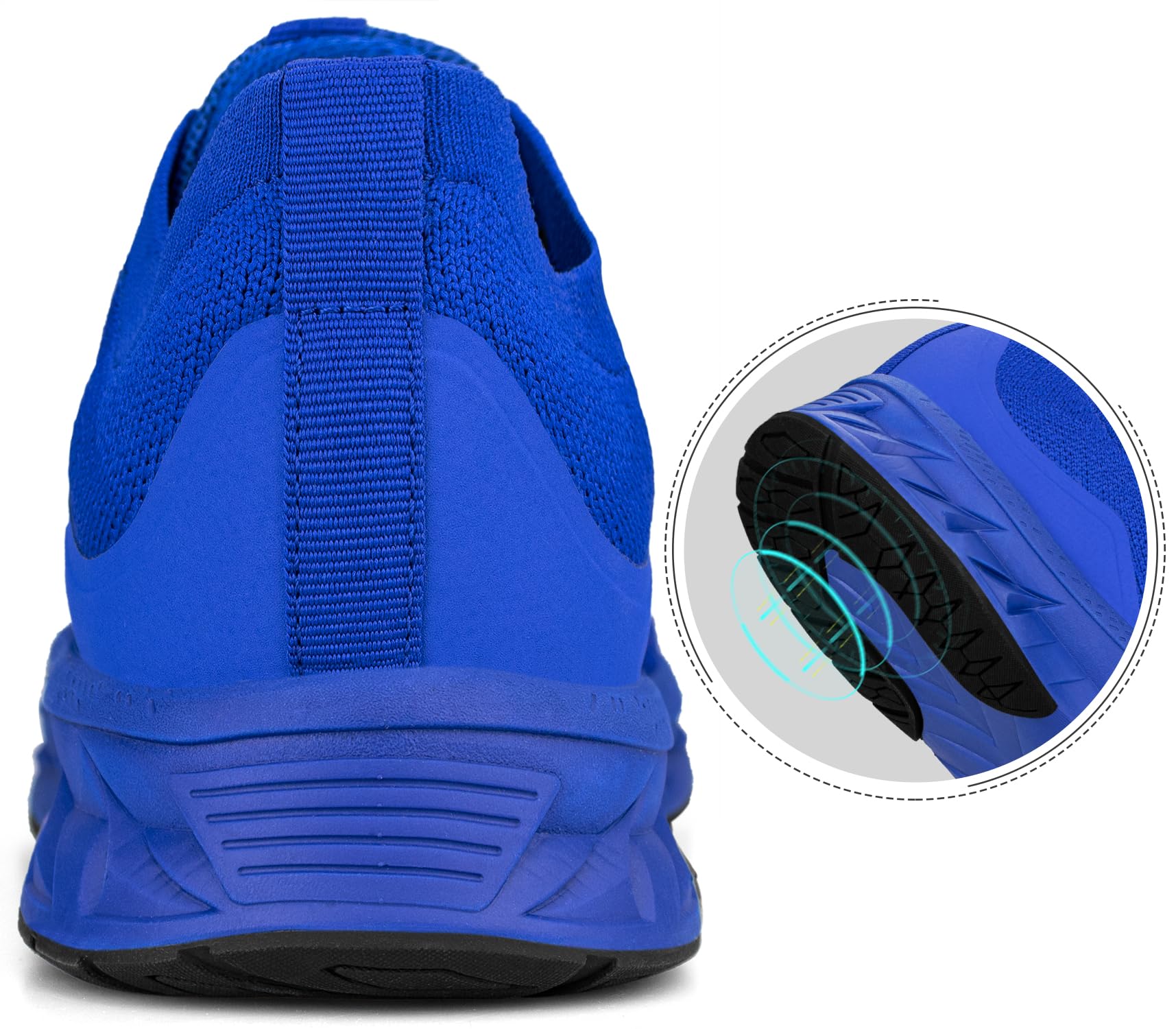 Feethit Womens Breathable Tennis Running Shoes Non Slip Workout Sneakers Lightweight Walking Shoes Blue Size 9
