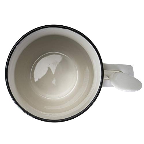 Summit Collection Alchemy Gothic Witches Brew Halloween Spooky Black Occult Wicca Witch Mug 11 fl oz Mug and Spoon Set Bone China