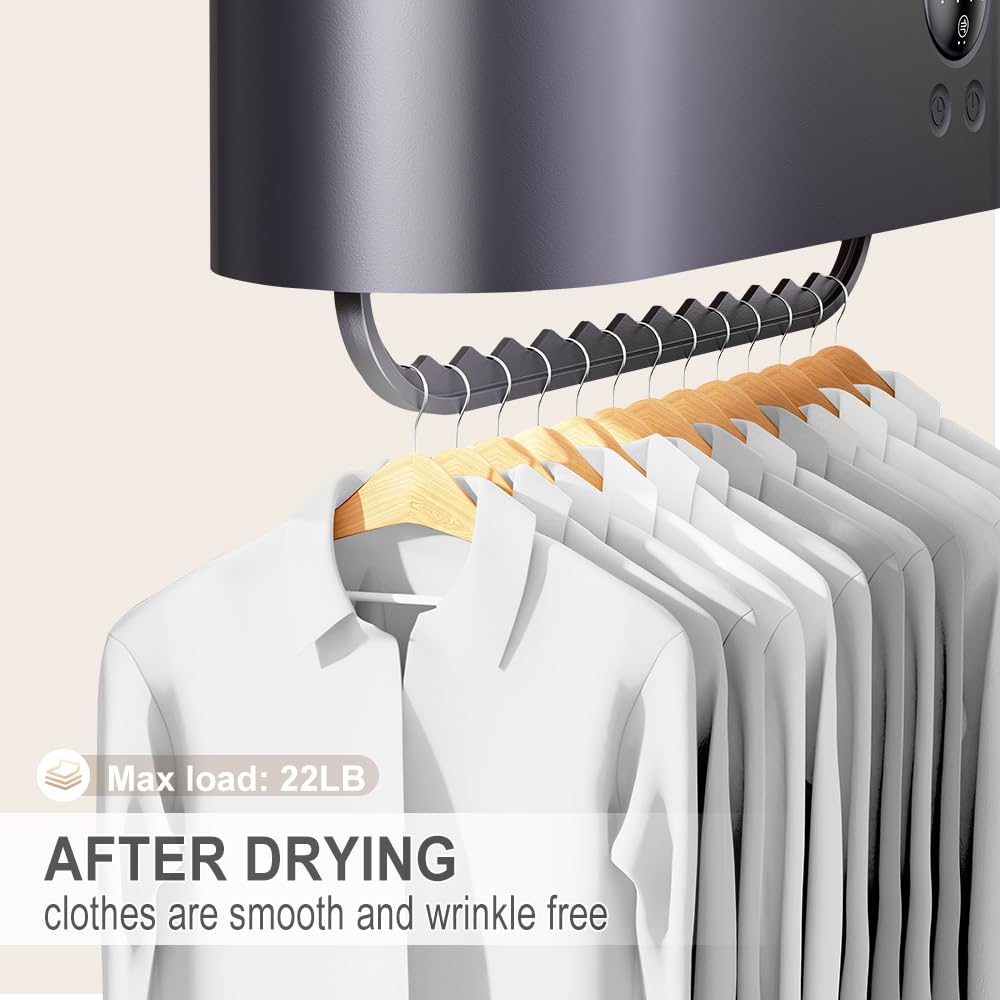 Mishcdea Portable Clothes Dryer Mini Clothes Dryer Save Space Folding Compact Dryer Machine With Dry Bag For Laundry Electric Portable Dryer For Camping ，Business Trip， Travel ，Home And Apartment