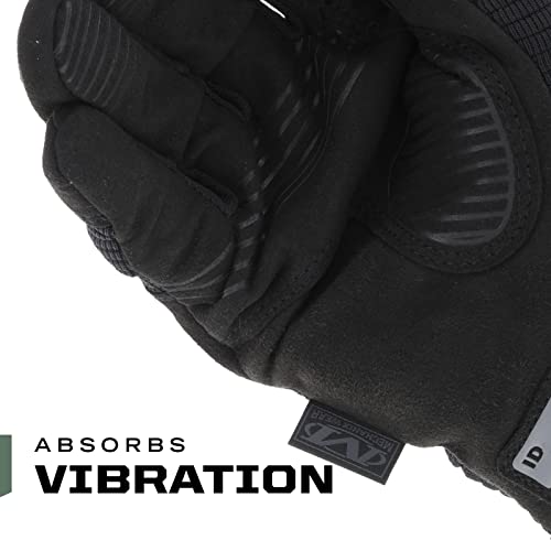 Mechanix Wear: M-Pact 3 Tactical Work Gloves, Touchscreen Capability, Synthetic Leather Gloves, Finger Reinforcement and Impact Protection, Work Gloves for Men (Black, Medium)