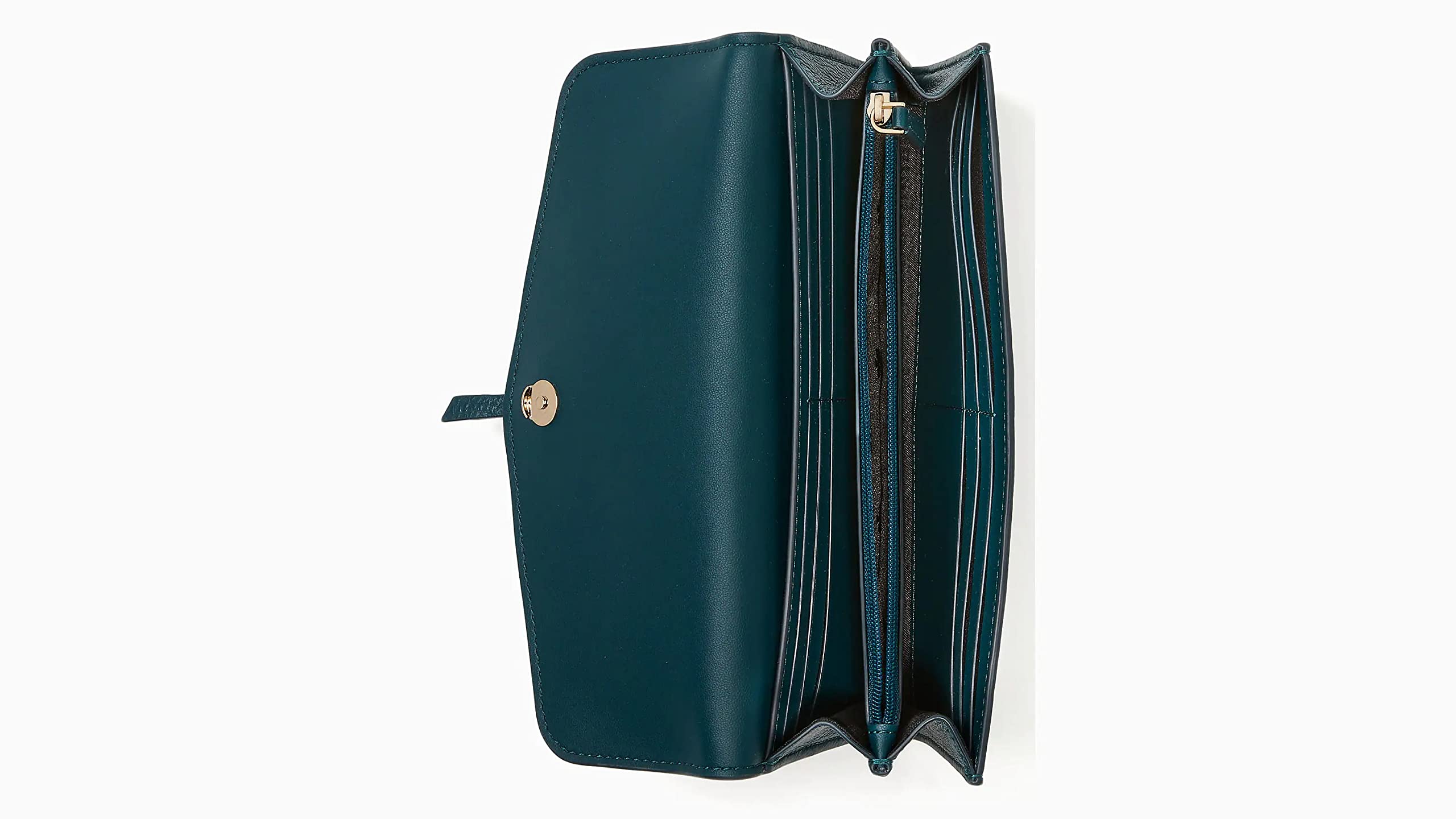 Kate Spade New York Marti Large Slim Flap Wallet (Peacock)