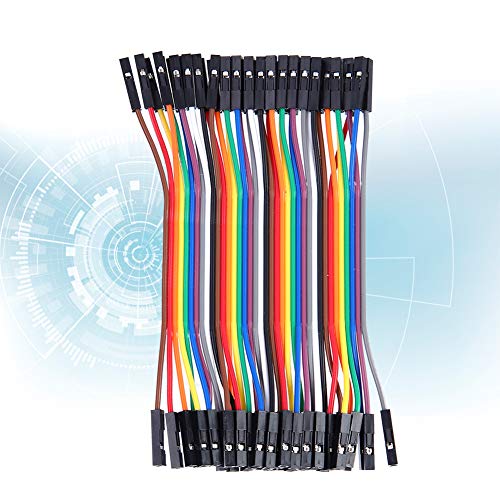 Jump Wire 10Pcs Multicolor Female to Female Connecting Cable for DIY Experiment Electronic Projects
