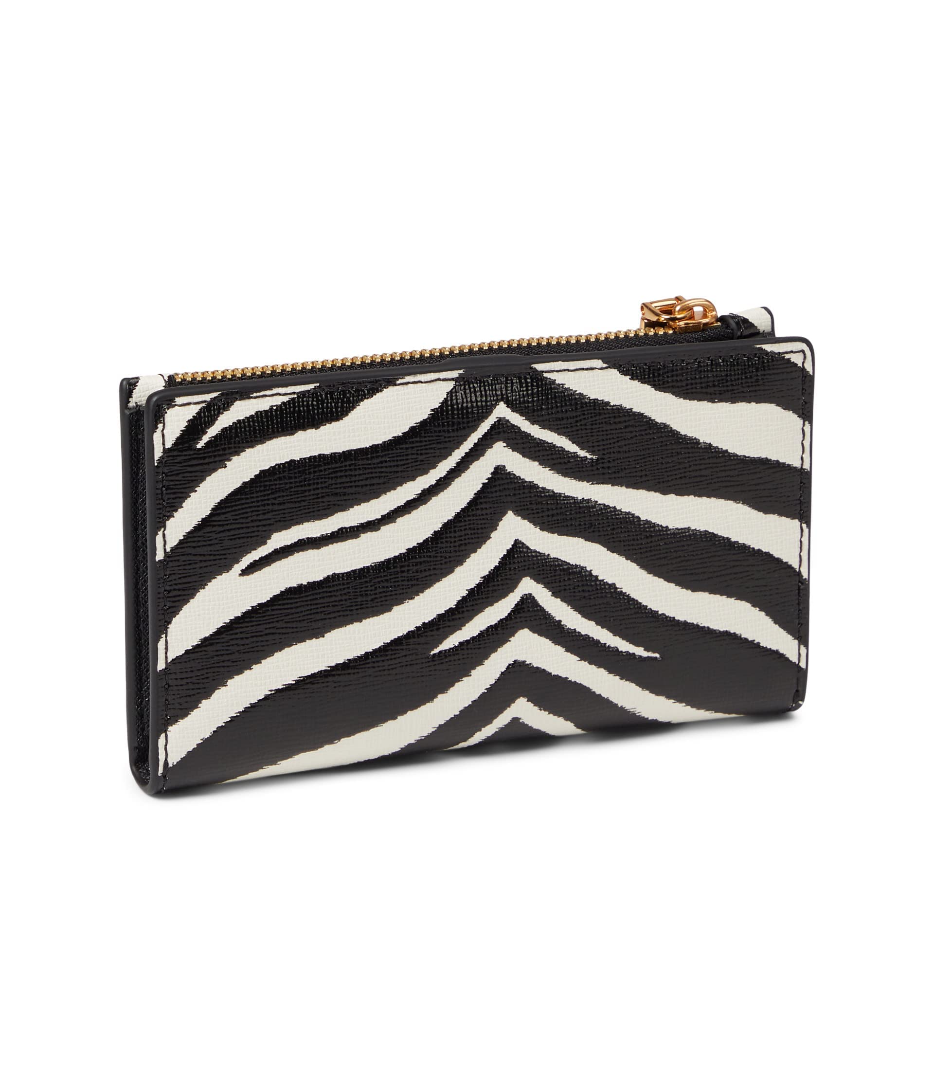 kate spade new york Morgan Zebra Small Slim Bifold Wallet Black Multi One Size