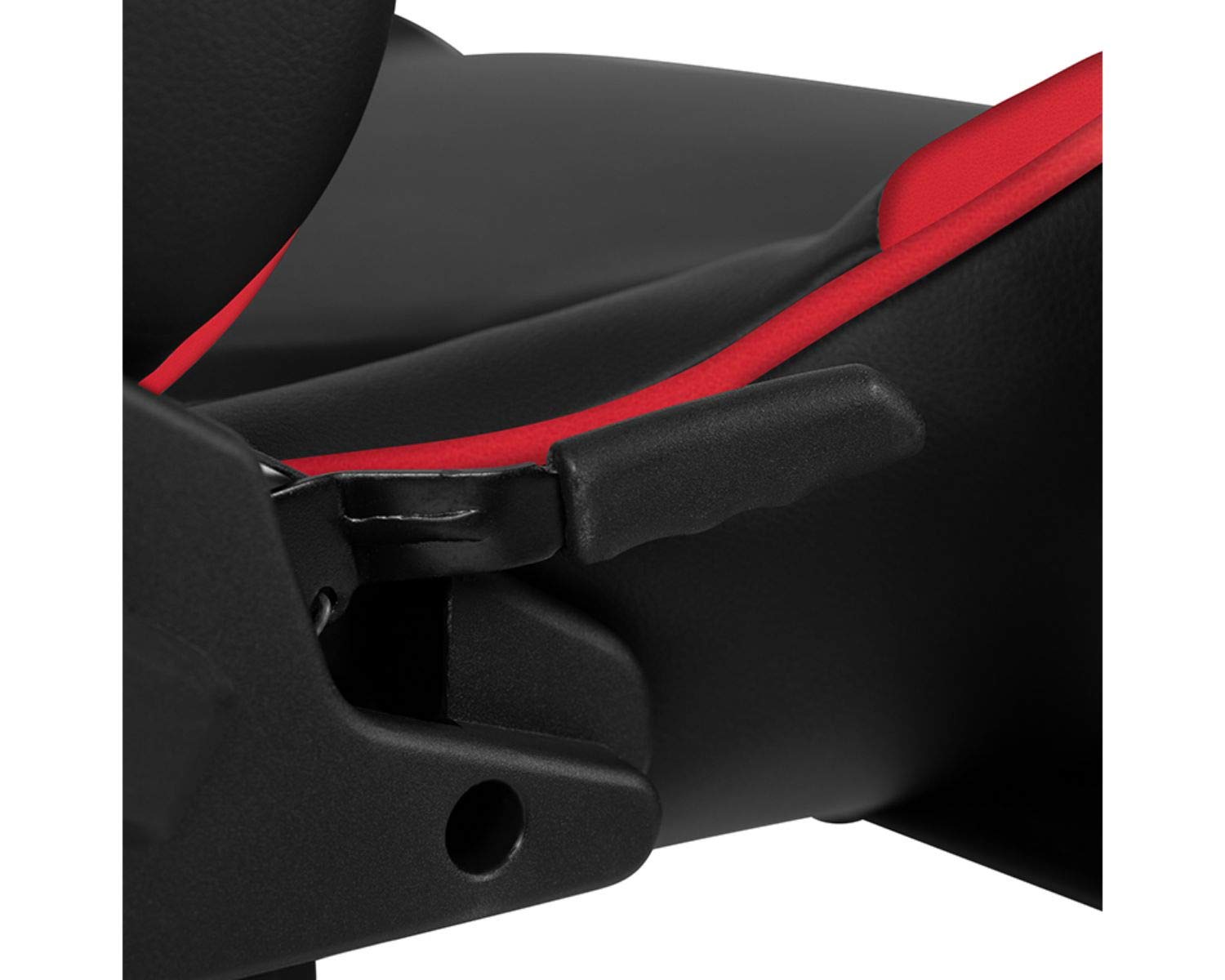 Flash Furniture X20 Fully Reclining LeatherSoft Racing Style Gaming Chair with and Lumbar Pillows, Ergonomic Padded Swivel Computer Chair, Red/Black