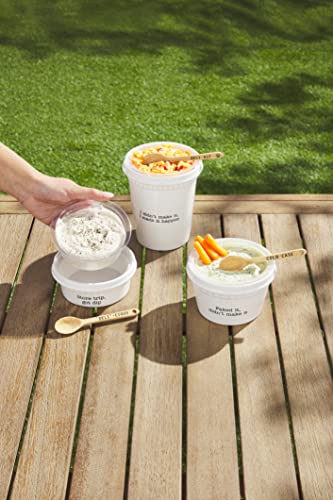 Mud Pie Sm Store Bought Set, container 8 oz | spoon 5", Small