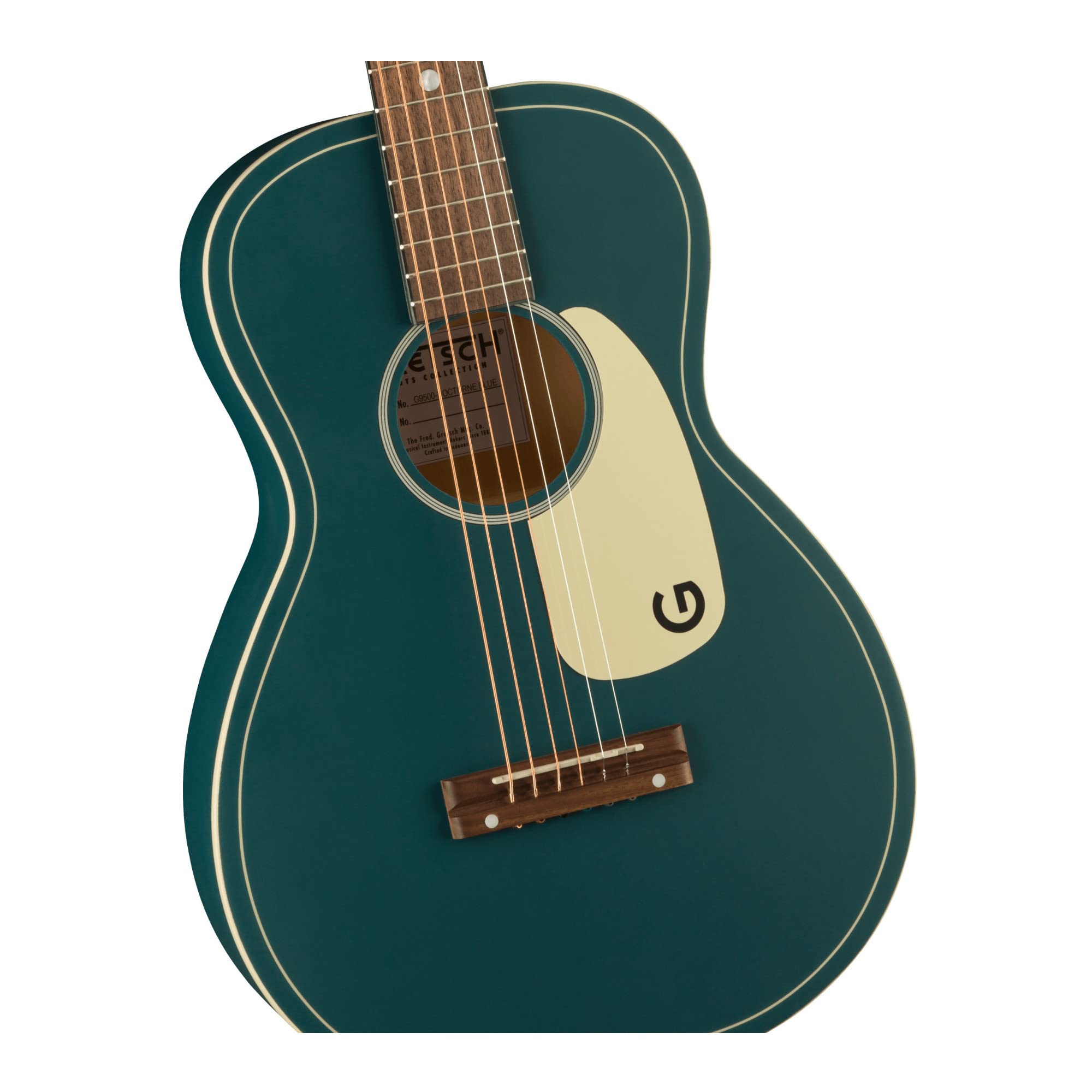 Gretsch G9500 Limited Edition Jim Dandy 6-String Acoustic Guitar with Basswood Black Walnut Fingerboard (Right-Handed, Nocturne Blue)