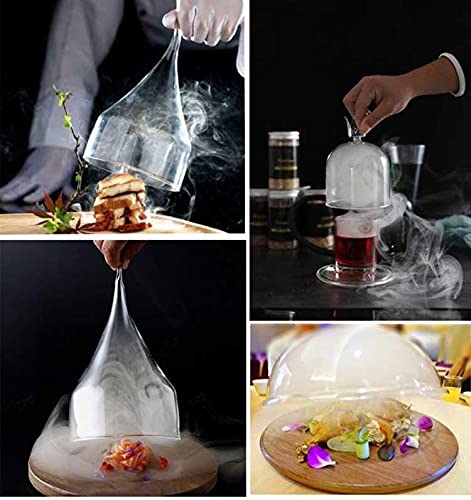 KENKUO Food Smoking Gun, Portable Handheld Indoor-Outdoor Smoke Infuser Cold Smoke Generator Tool for Meat, Drinks, BBQ, Cheese, (Black), 125x55x125mm, G01K