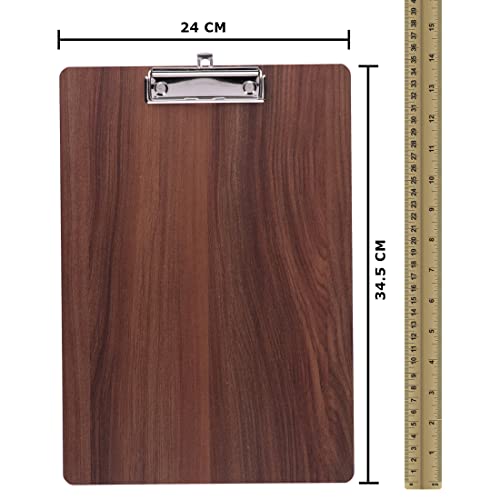 Navneet Youva | Wooden Exam Board for Students and Artists | Size - 24 cm x 34.5 cm | Pack of 1