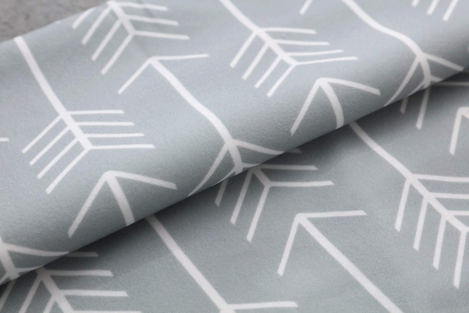 FanHomcy Accent Decorative Throw Pillow Cases Soft Microfiber Outdoor Throw Pillow Covers 18 x 18 for Couch Bedroom, Set of 4, Grey Quatrefoil Arrow Ogee Chevron Patterns