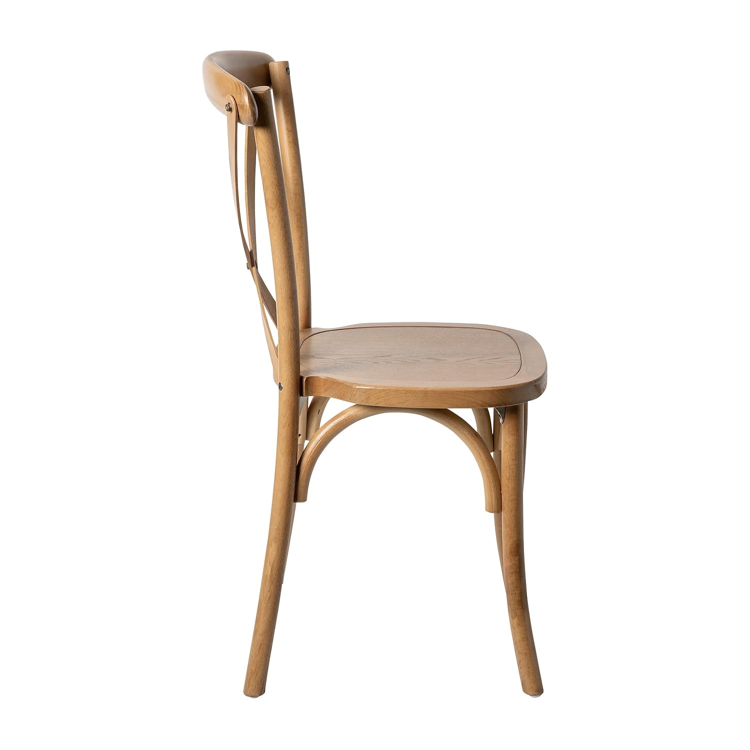 Flash Furniture Advantage Light Brown X-Back Chair