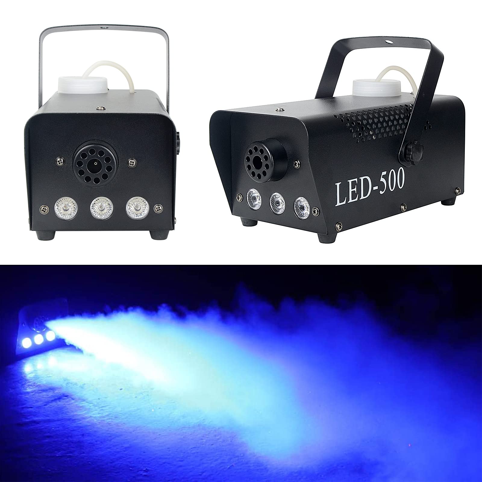 Fog Machine Smoke Machine With Lights (LED Blending Gradient) for An Indoor Parties,Weddings, Halloween,Disco & Stage