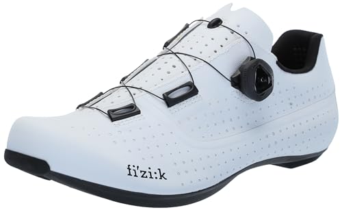 Fi'zi:K Tempo Overcurve R4 Cycling Shoe White/Black, 45.5