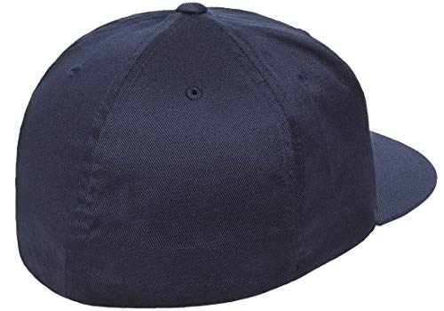 Flexfit Men's On Field Pro-Baseball Cap, Navy, Small-Medium