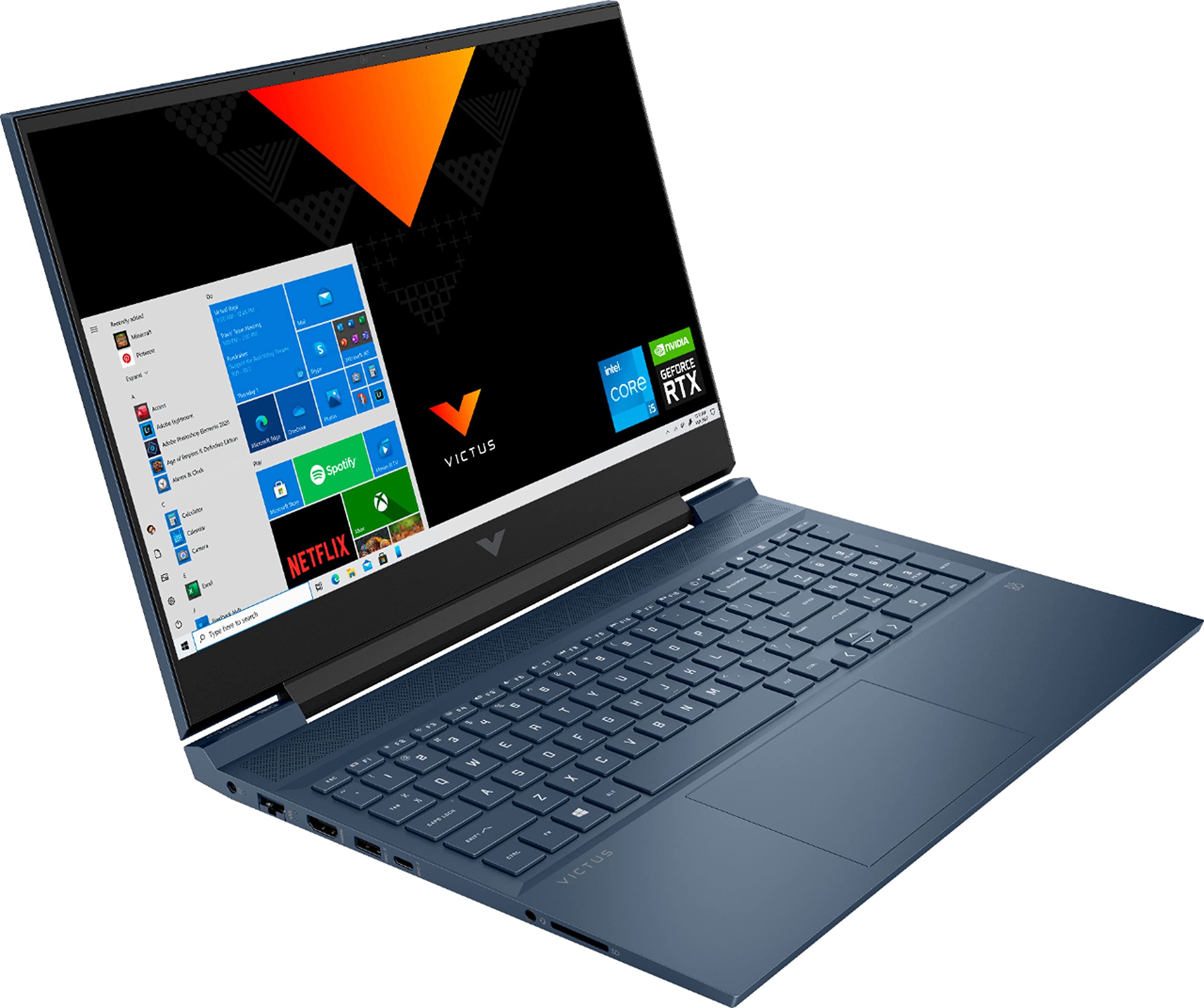 HP Newest Victus Gaming Laptop | 16.1" FHD IPS Display | Intel 6-Core i5-11400H | NVIDIA RTX 3050 | 20GB RAM DDR4 1TB M.2 SSD | USB-C | WiFi 6 | BT | HDMI | Webcam | Backlit KB | Windows 11 Home