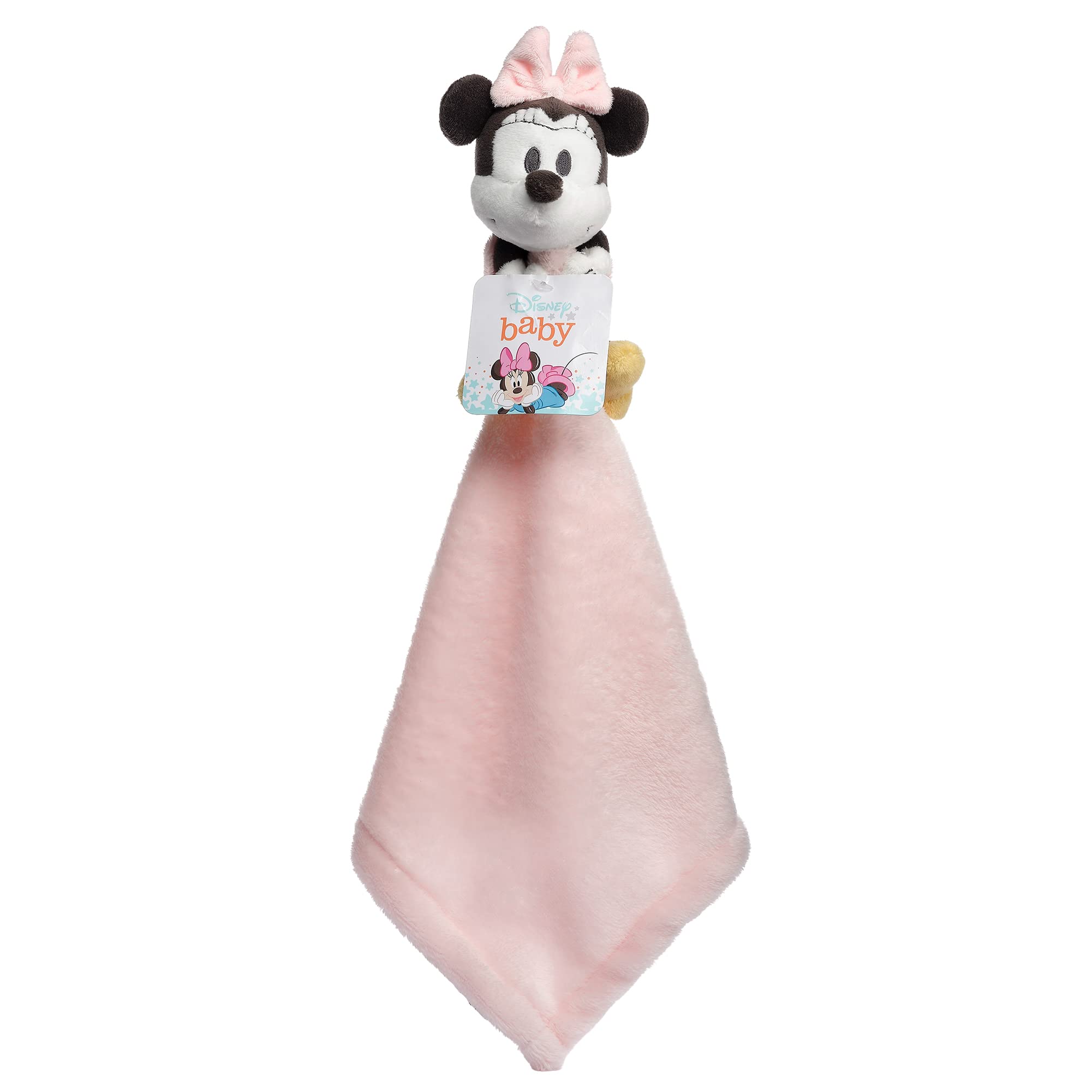 Lambs & Ivy Disney Baby Little Minnie Mouse Pink Lovey Plush Security Blanket