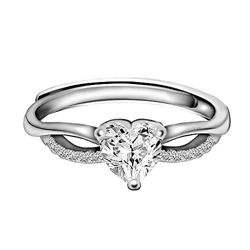 GIVA 925 Sterling Silver Hypoallergenic Silver Infinity Heart Ring for Women Anniversary Birthday Gifts