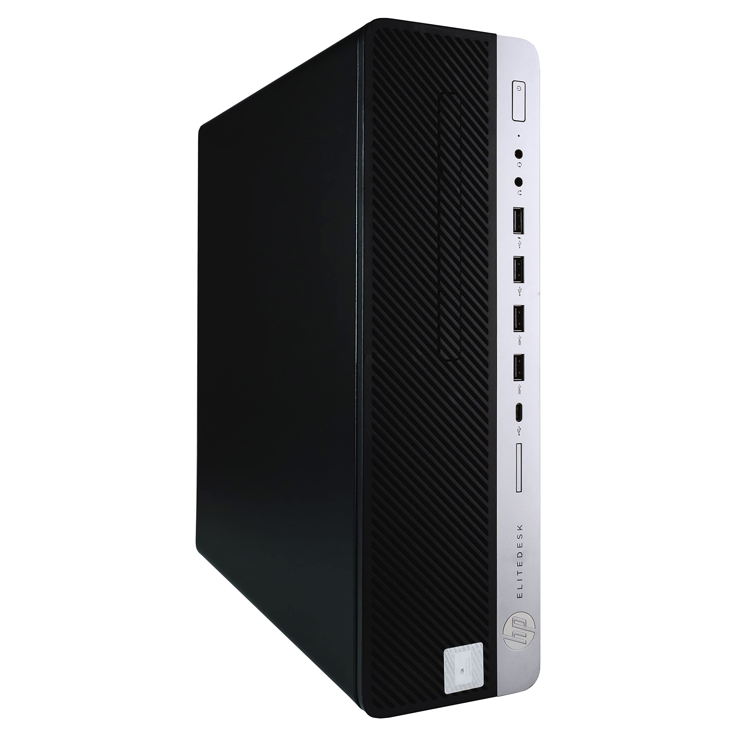 HP EliteDesk 800G4 Desktop Computer | Hexa Core Intel i5 (3.2GHz) 16GB DDR4 RAM 500GB SSD 5G-WiFi& BT 22in LCD Monitor RGB Ultimate Kit Office 365 Windows 11 Pro (Renewed), Black