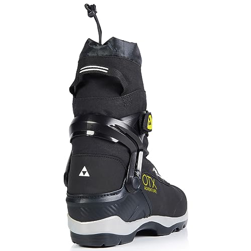 Fischer Unisex OTX Adventure BC Adult Warm Lightweight Durable Stable Non Slip Sport Nordic Snow Ski Boots, Black, 42