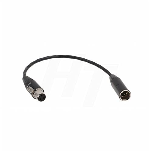 HangTon Audio Adapter Cable for Shure Microphone Headset TA4M to AKG Bodypack Transmitter PT 40 80 TA3F WH20TQG 15cm
