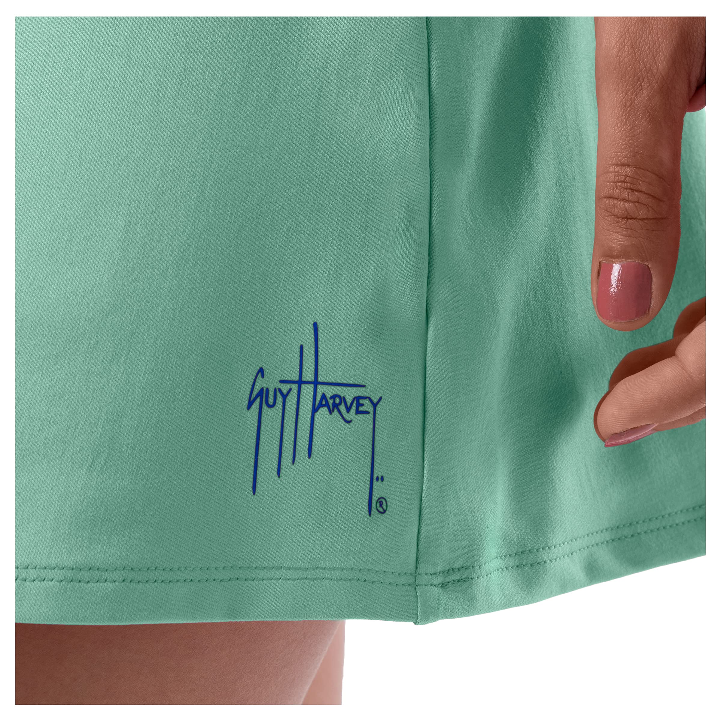 Guy Harvey Women's Solid Core Skort, Estate Blue, 2XL