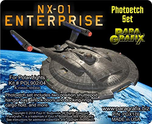 Star Trek - NX-01 Enterprise Photoetch Set for Polar Lights - 1/350 Scale - PGX176