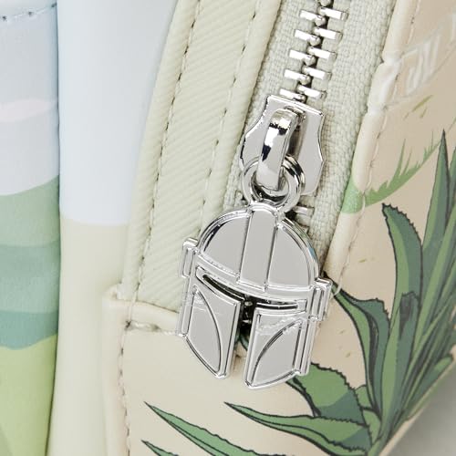 Loungefly The Mandalorian Grogu Stone Glow in the Dark Mini-Backpack, Amazon Exclusive
