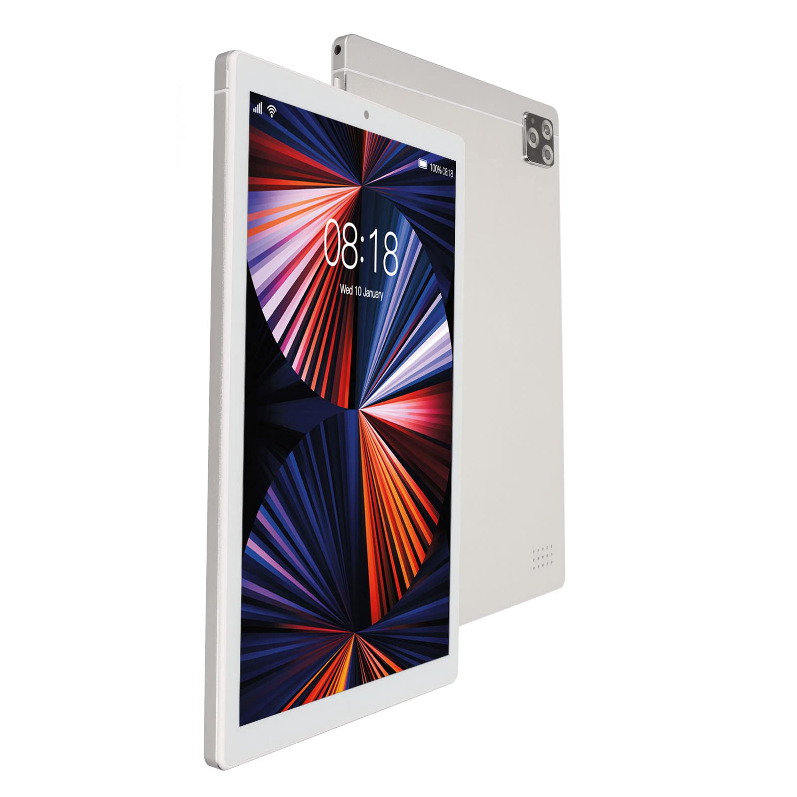 LBEC 10in Tablet, 64GB ROM Dual SIM HD Tablet 4GB RAM for Office (US Plug)