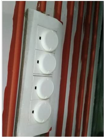 Fielect Outlet Plugs Covers Childproof Outlet Covers Protectors Electric Socket Cover Electrical Protector 3-Hole White 10Pcs