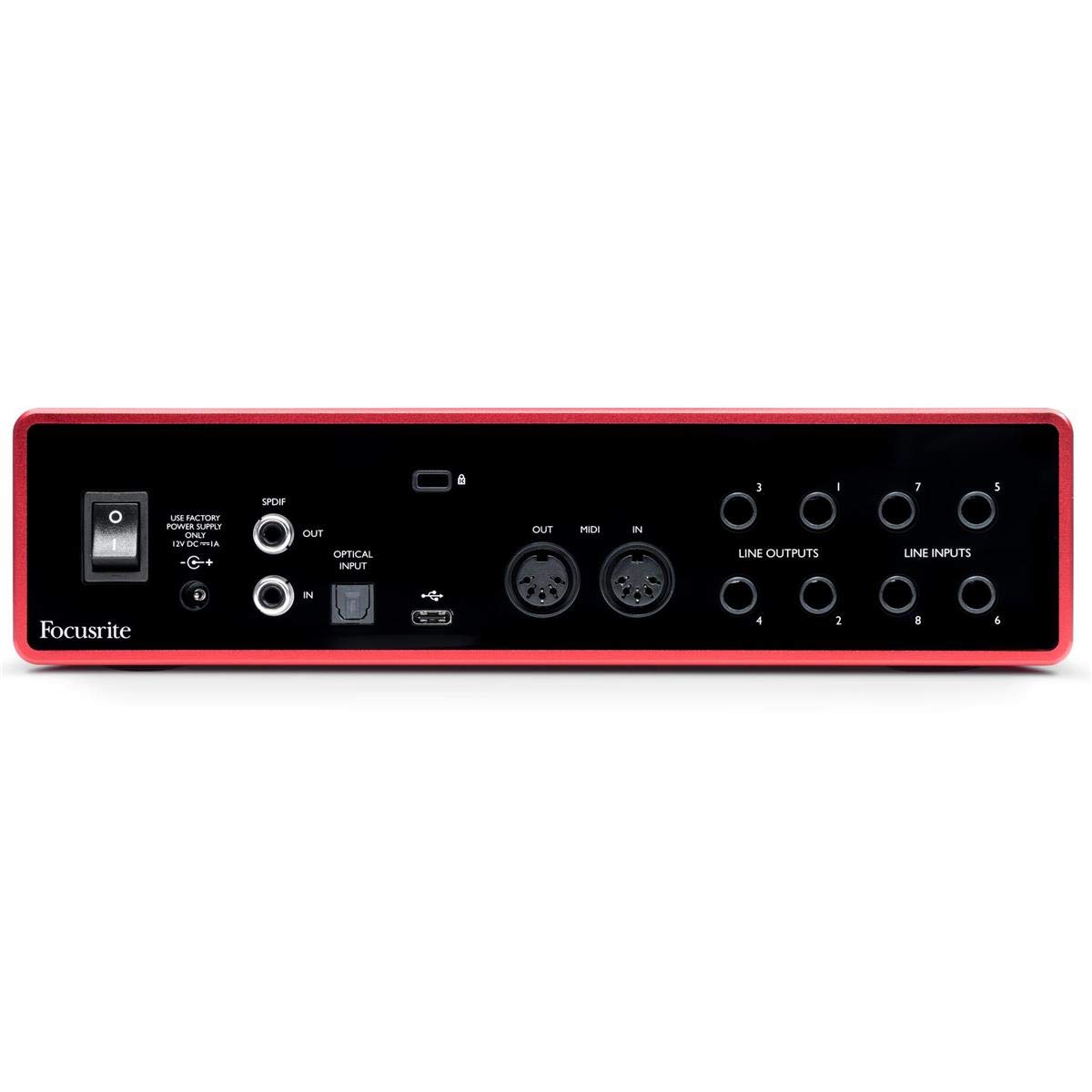 Focusrite Scarlett 18i8 3rd Gen USB Audio Interface for Recording, Producing and Engineering — High-Fidelity, Studio Quality Recording, with Transparent Playback