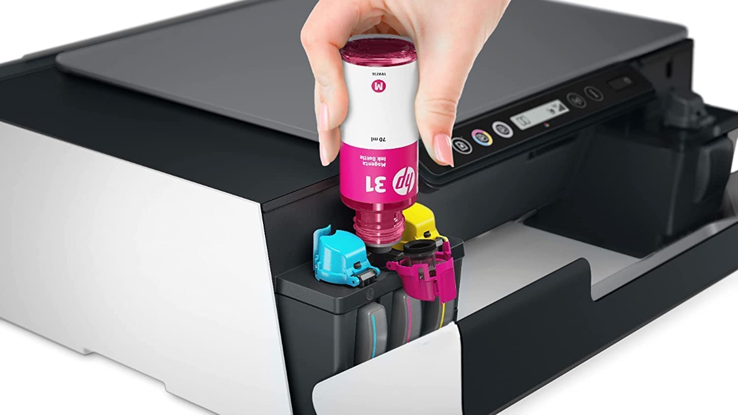 HP Smart Tank Plus 551 All-in-One Wireless Color Inkjet Printer - Print Scan Copy - 11 ppm, 4800 x 1200 dpi, Manual Duplex Printing, Bluetooth, Hi-Speed USB 2.0