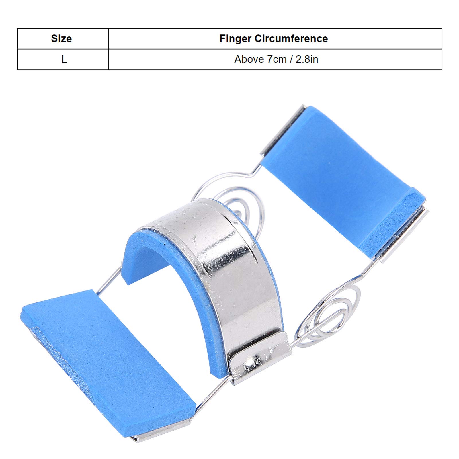 Finger Joint Support, Finger Rehabilitation Trainer Adjustable Finger Straightener, for Finger Injury Finger Bent Finger Sprain(L)