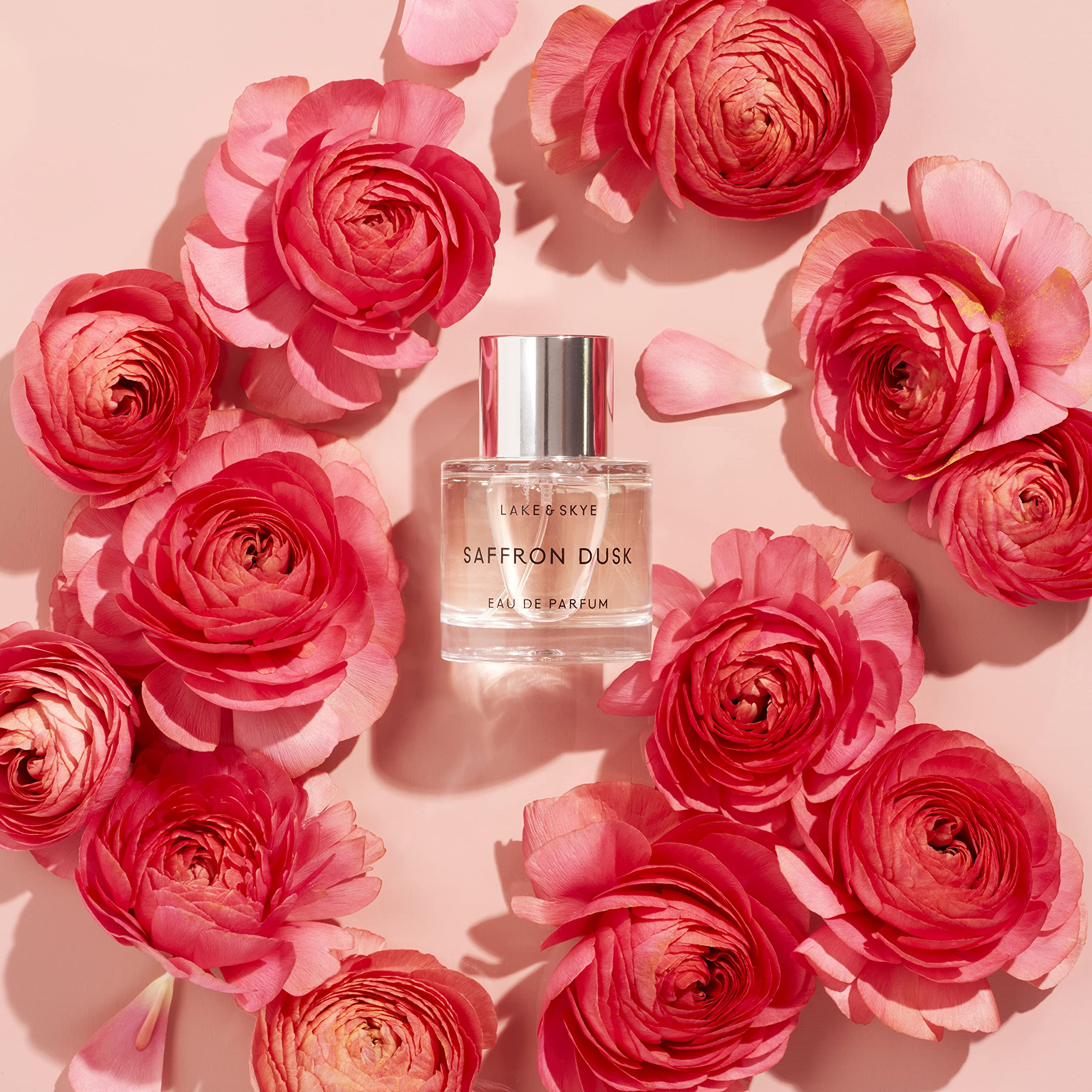 Lake & Skye Saffron Dusk Eau de Parfum Spray, Long Lasting Fragrance, 1.7 fl oz (50 ml) - Floral, Woody, Musky Scent.